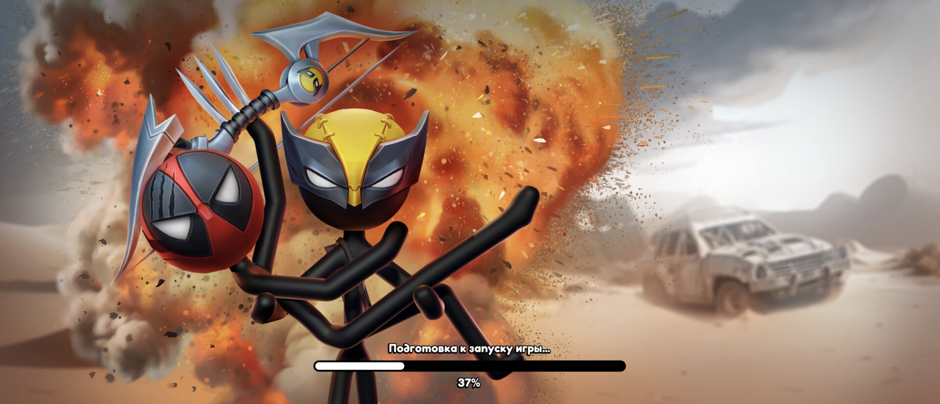 ArtStation - Customization for Stickman Archer Deadpool and Wolverine