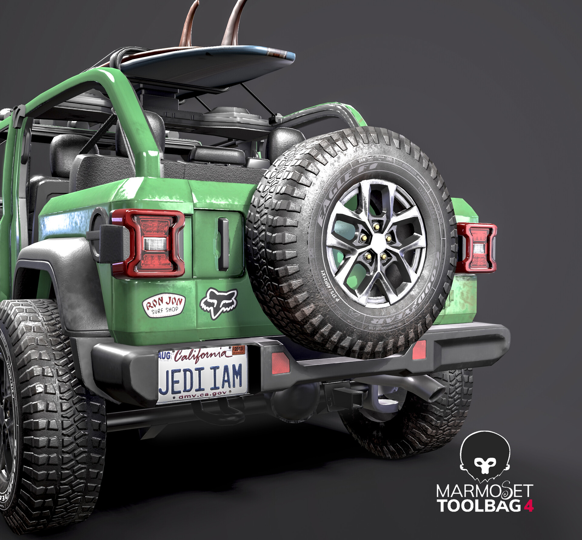 ArtStation - Jeep Wrangler +Breakdowns