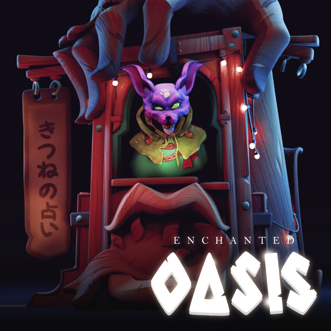 JuanCarlos CR - Fortune Fox - Enchanted Oasis