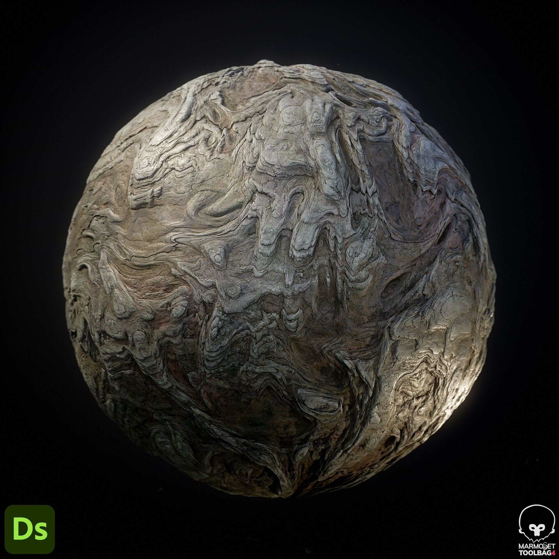 ArtStation - Cooled Lava Flow