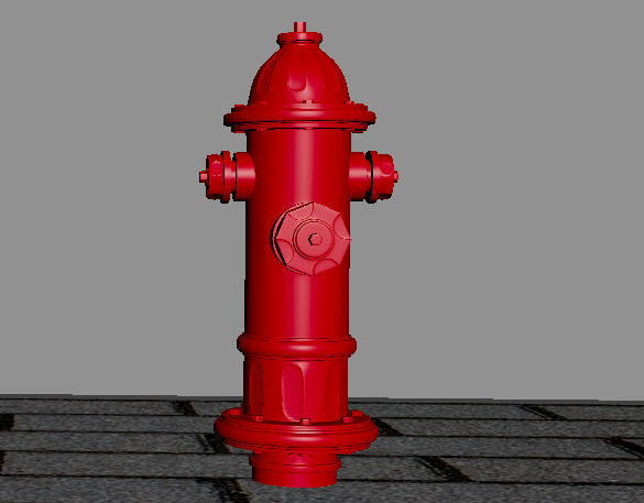 ArtStation - Fire Hydrant 3D Model