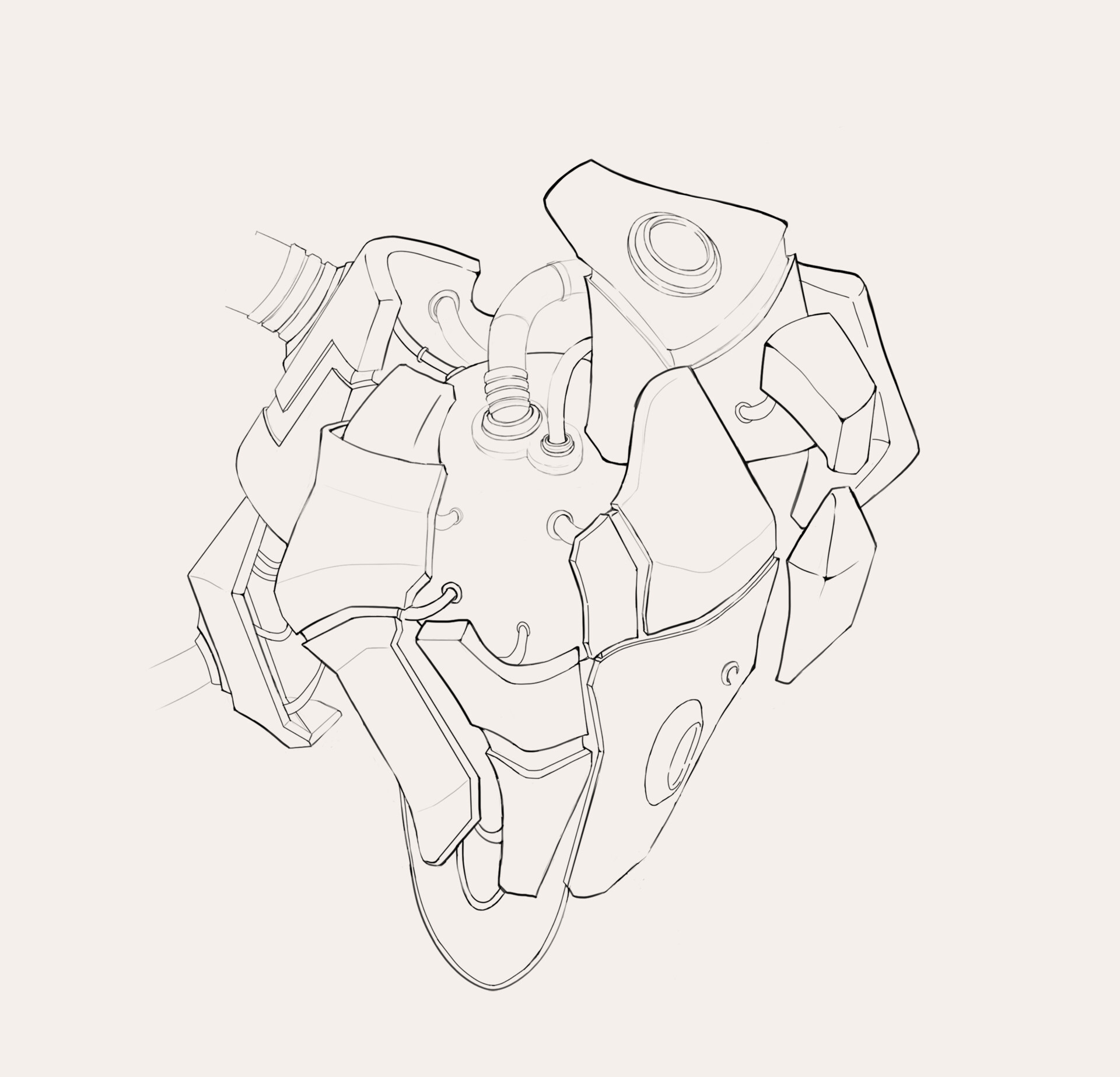 ArtStation - Dead Android Body Parts Concept Art