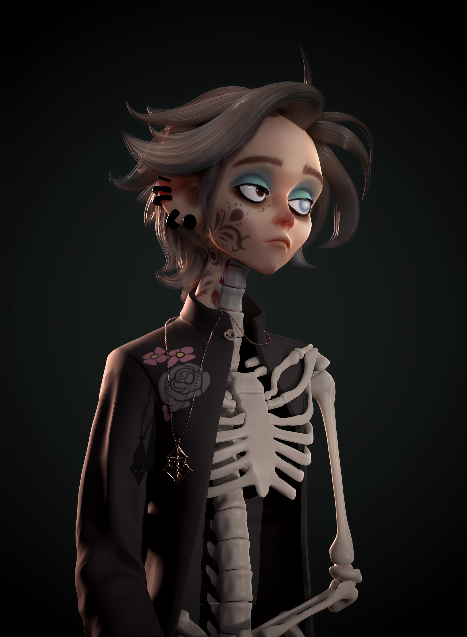 ArtStation - speedsculpt skeleton boy