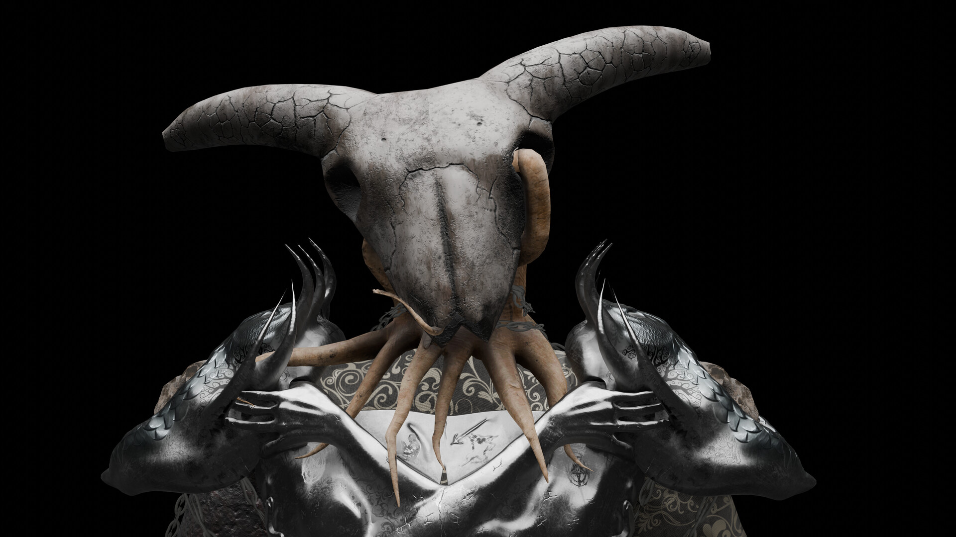 ArtStation - Character for souls games, boss.