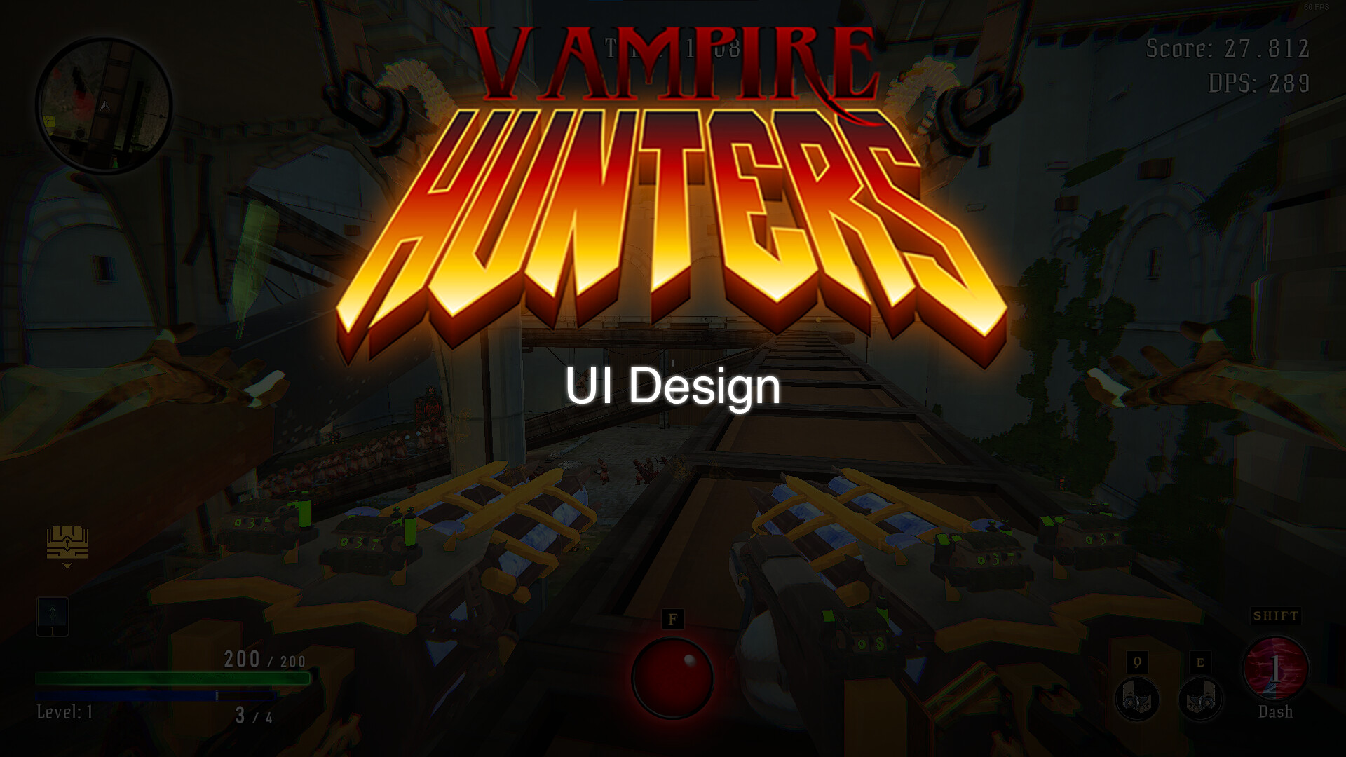 ArtStation - Game UI Design | Vampire Hunters
