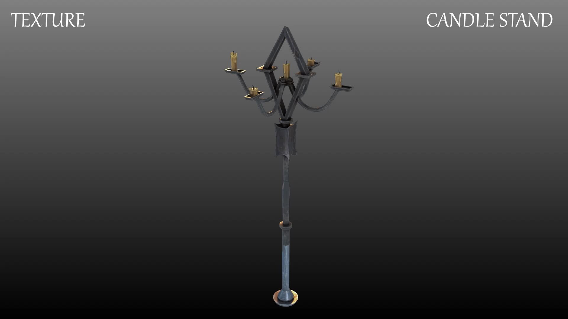 ArtStation - Candle Stand ( prop design )