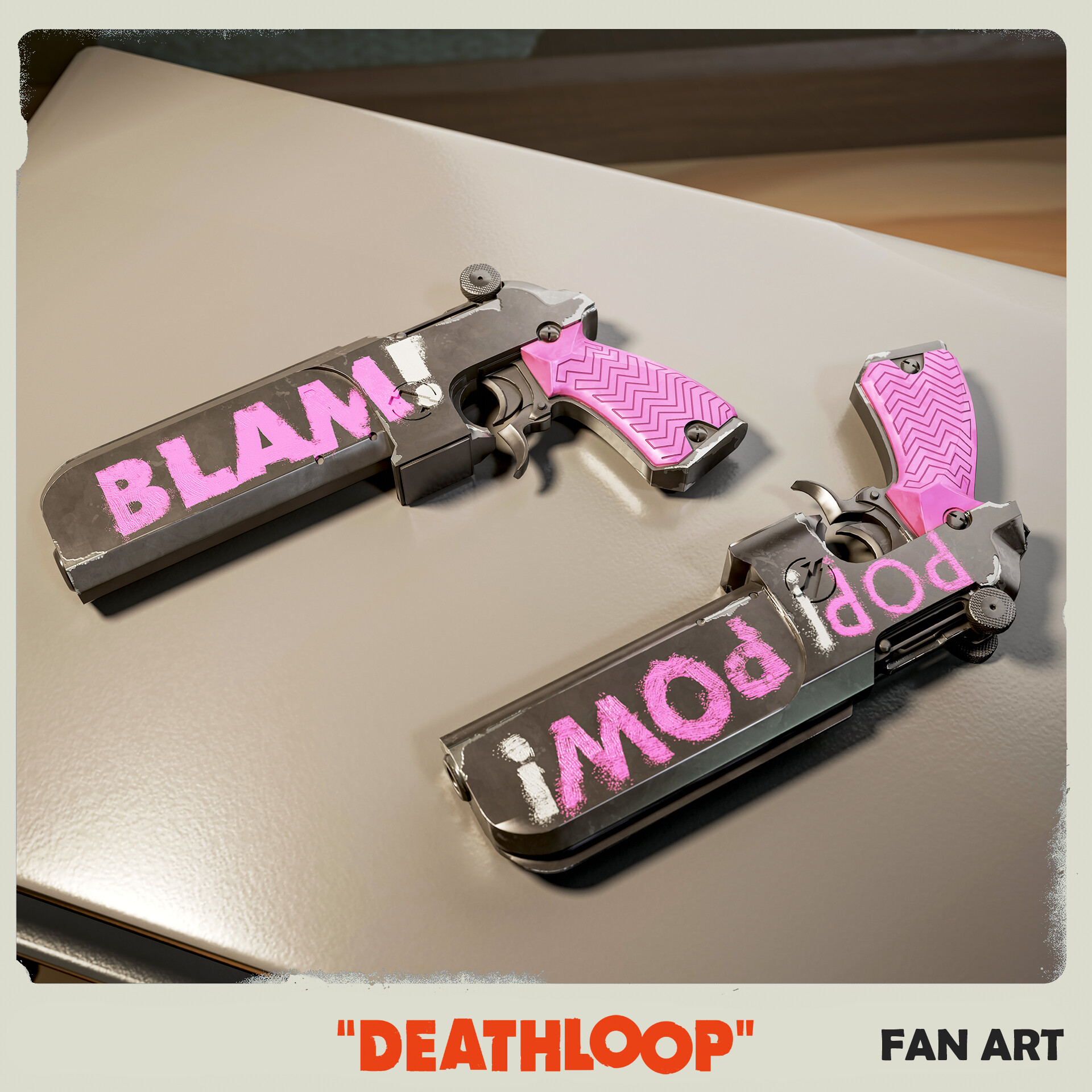 ArtStation - The Fourpounder | Deathloop | Fan Art