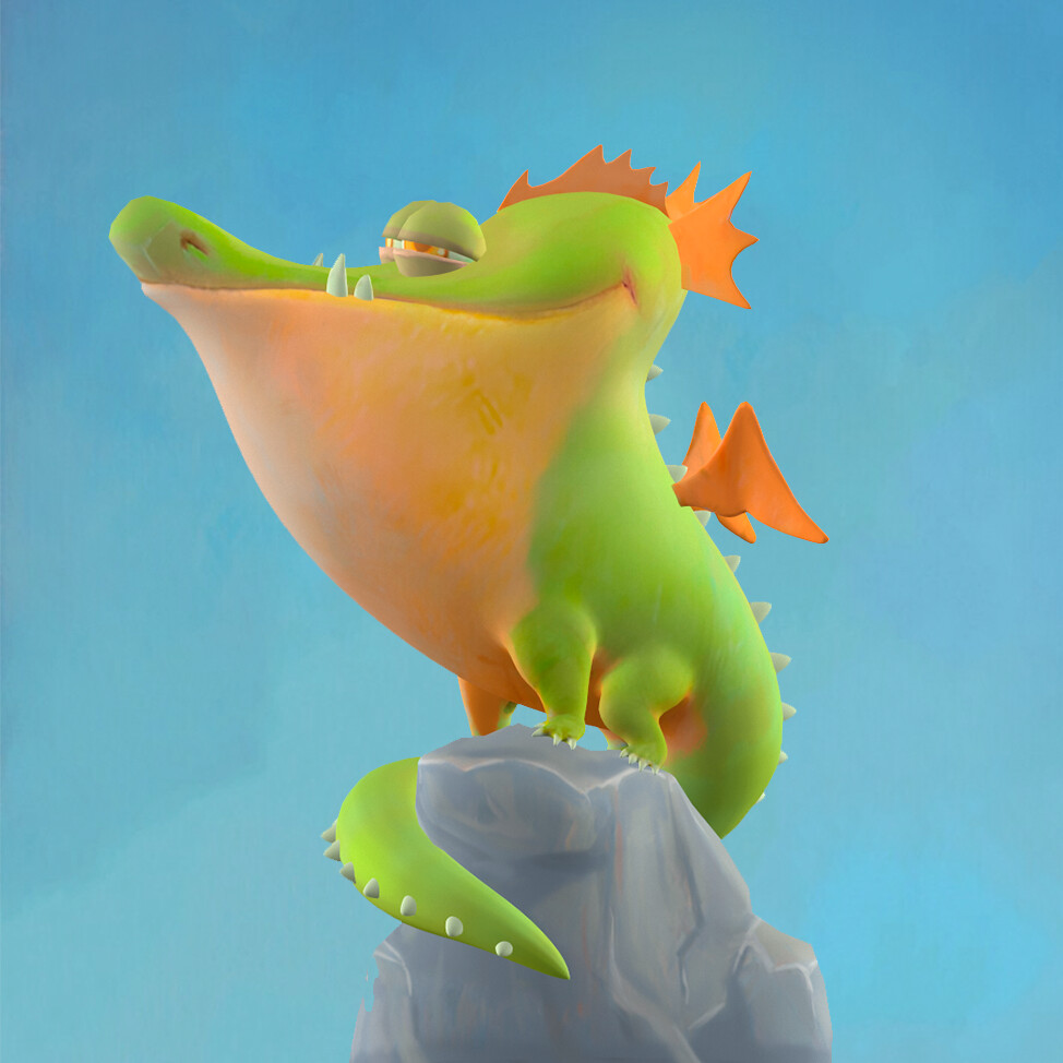 ArtStation - Silly Dragon