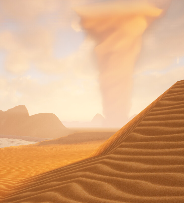 ArtStation - Desert Landscape VFX