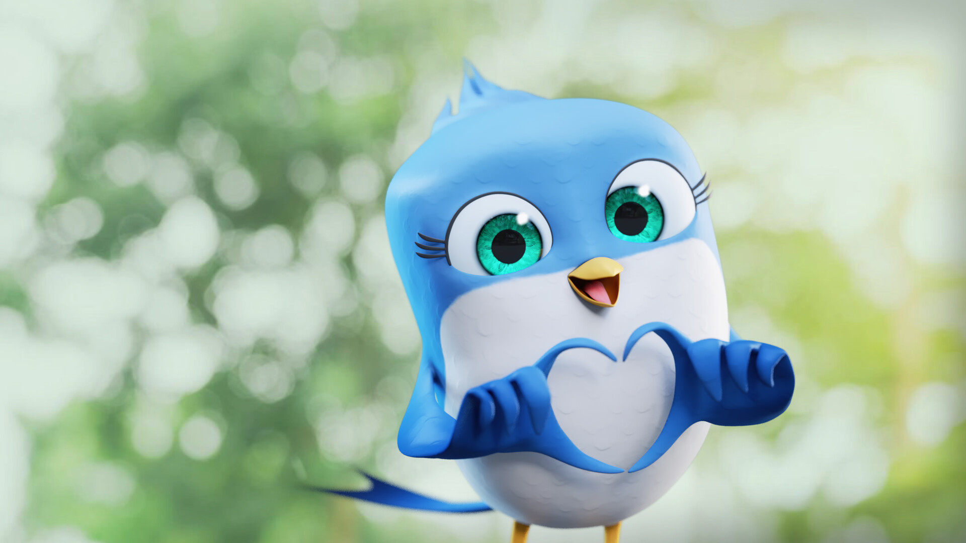 ArtStation - Mascote 3D - Celeste