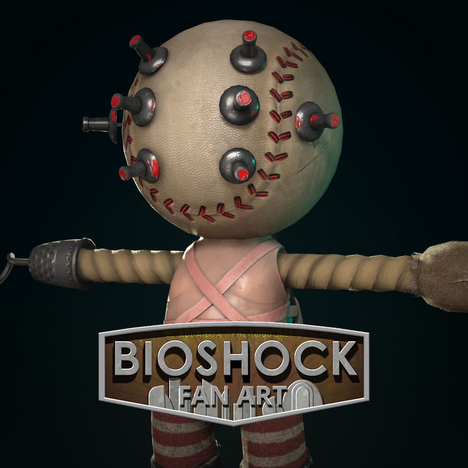 ArtStation - Bioshock Fan Art - Big Daddy Doll