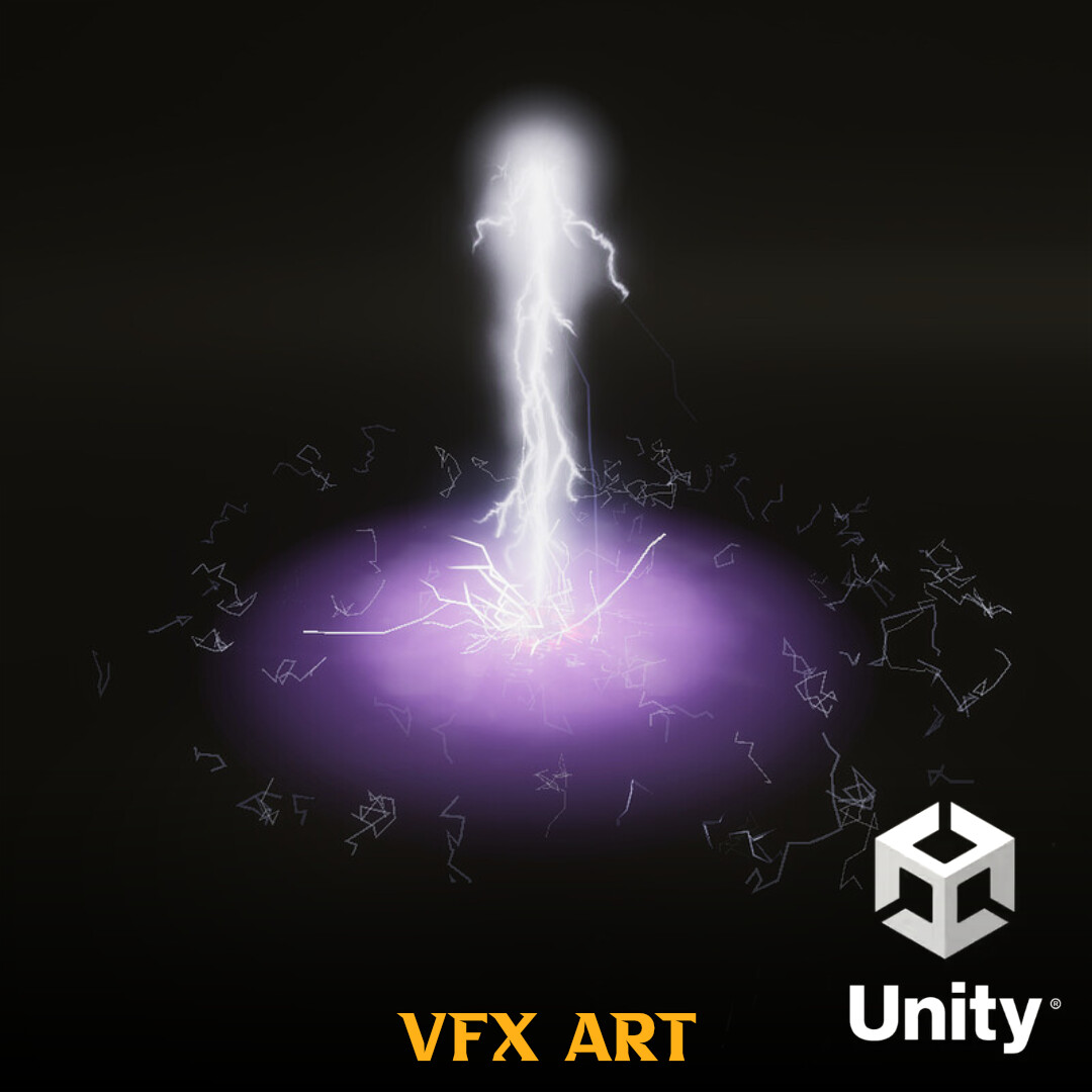 ArtStation - Unity VFX Practice - ThunderStrike AOE