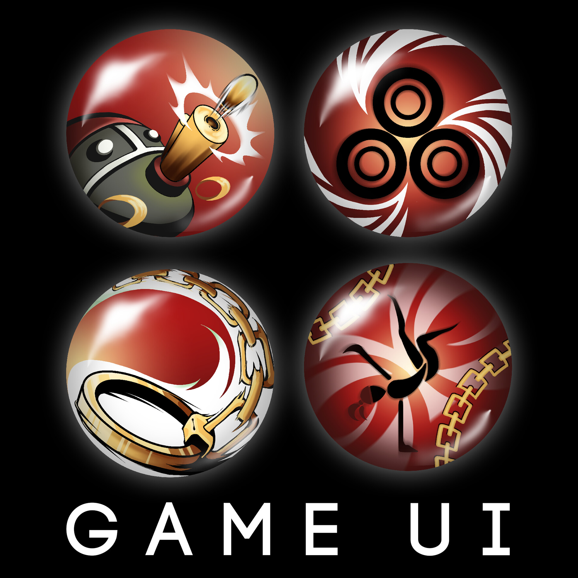 ArtStation - Attack Pins Game UI