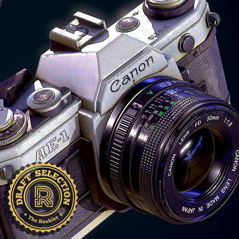 ArtStation - Canon AE-1 Camera