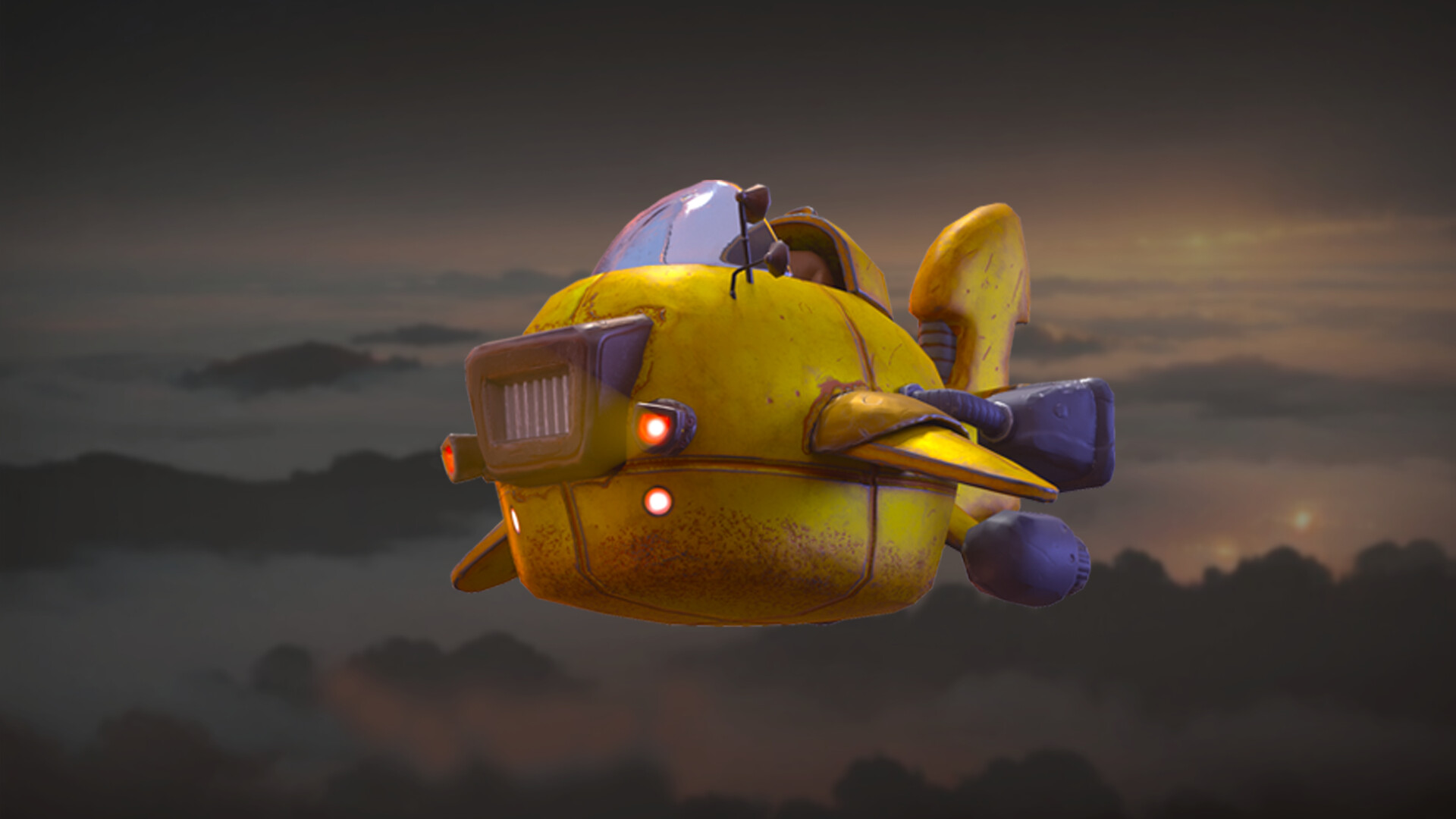 ArtStation - The yellow plane
