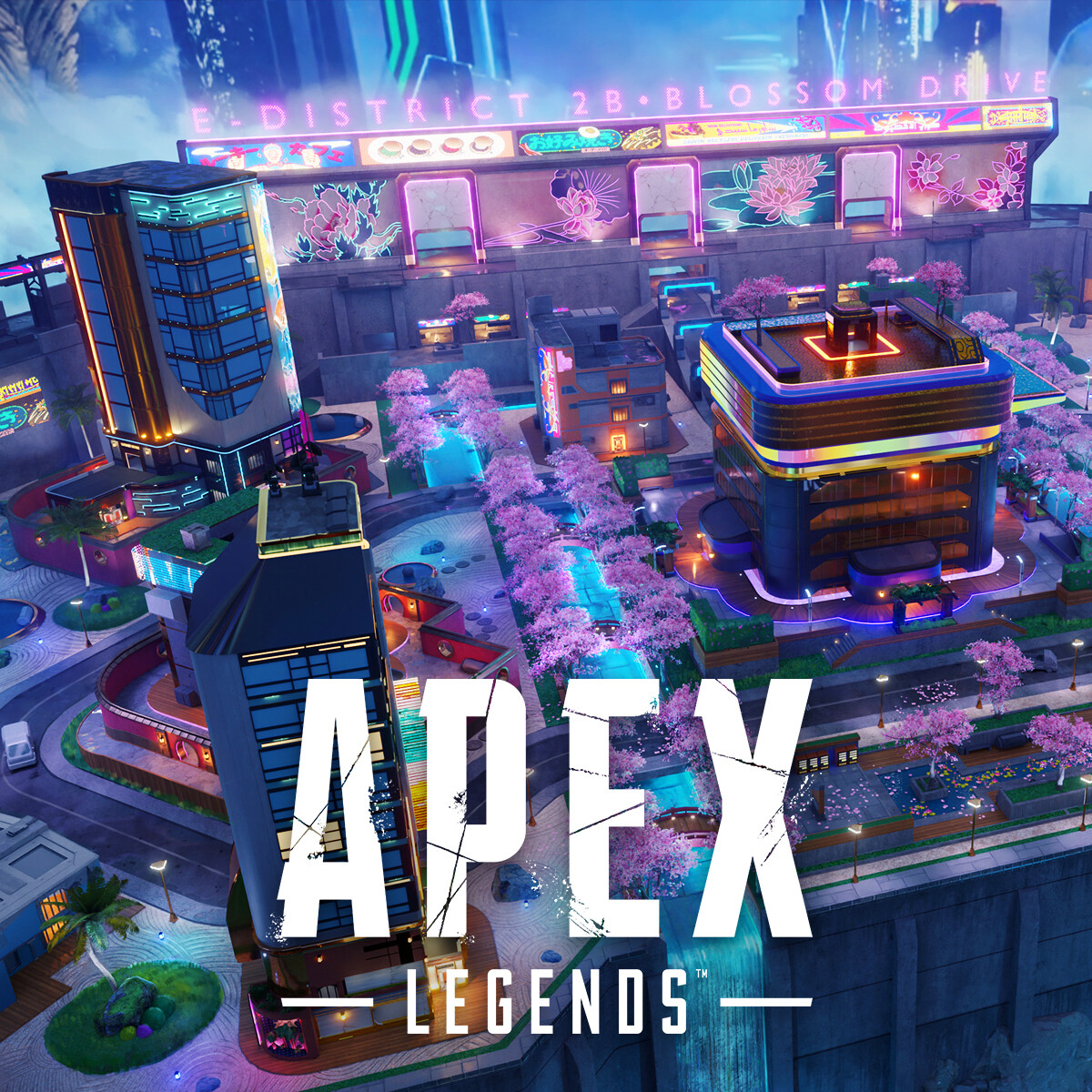 ArtStation - Apex Legends Season 22 E-District - Blossom Drive