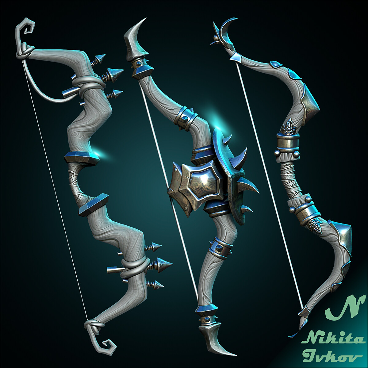 ArtStation - Stylized Bows