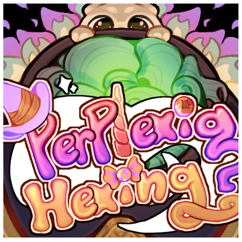 ArtStation - Perplexing Hexing- Cover art and logo