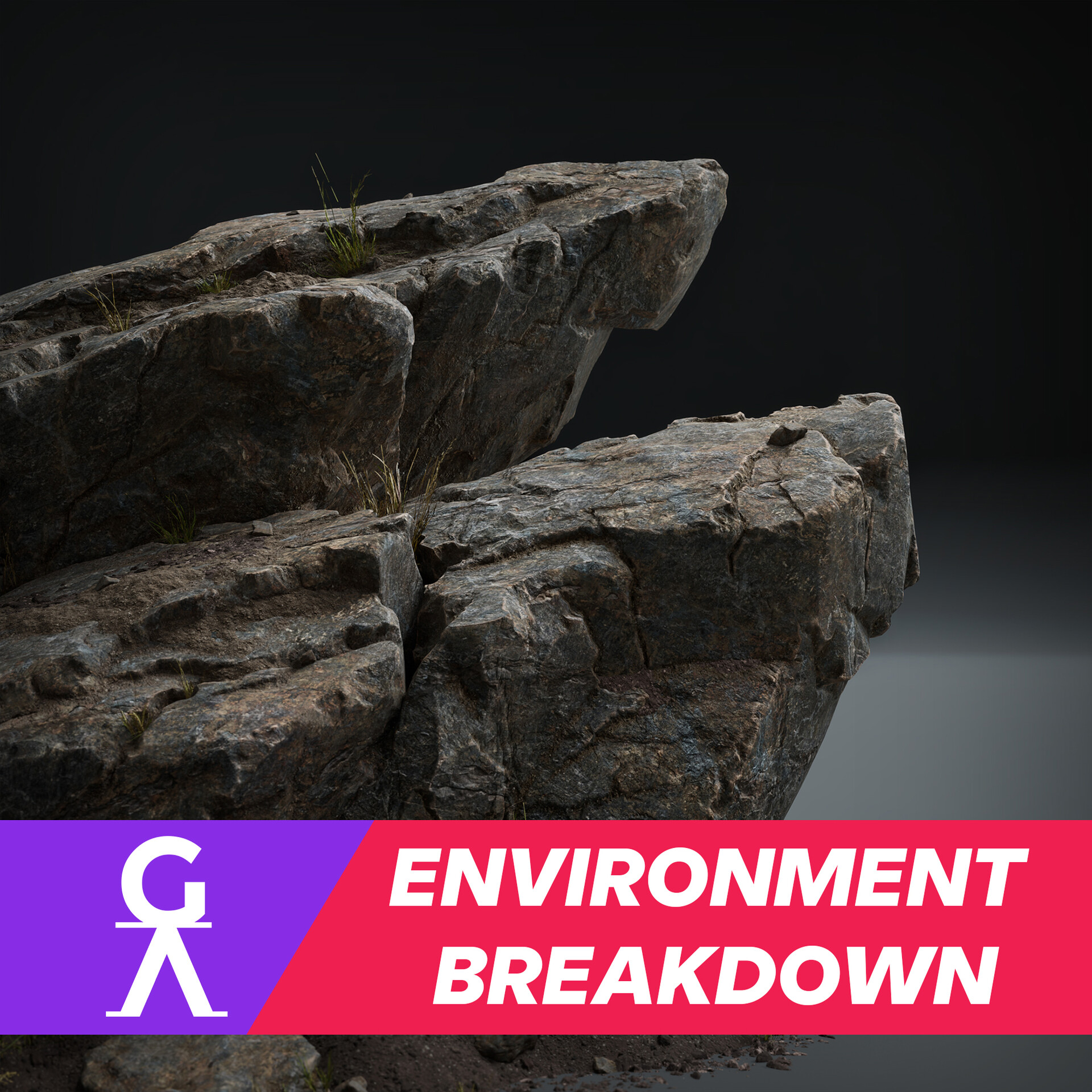 ArtStation - Rock Formation - Environment Breakdown - Filip Radovanovic