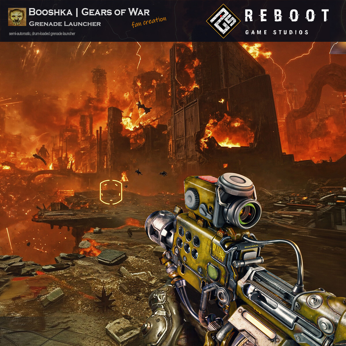 ArtStation - Grenade Launcher "Booshka"