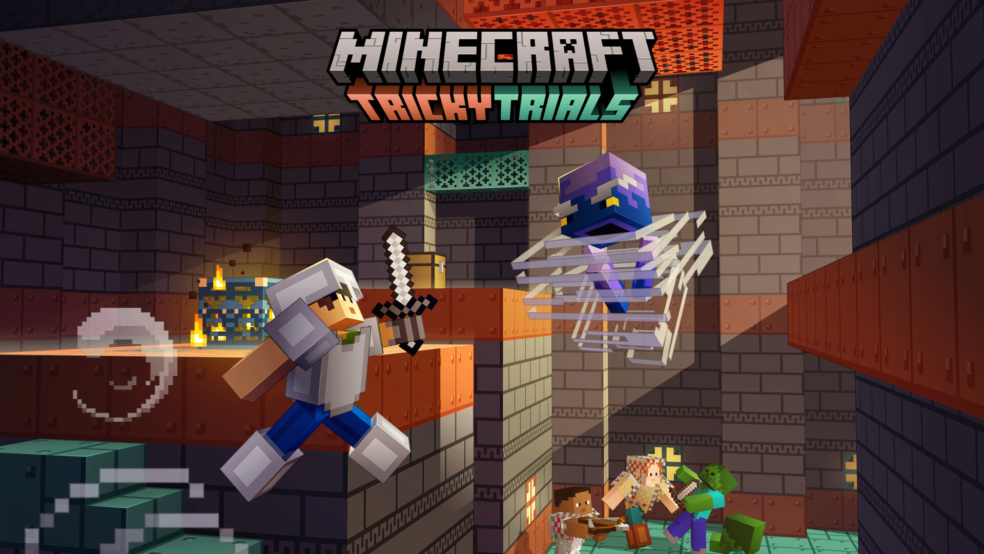 ArtStation - Minecraft: Tricky Trials - Breeze - Key Art
