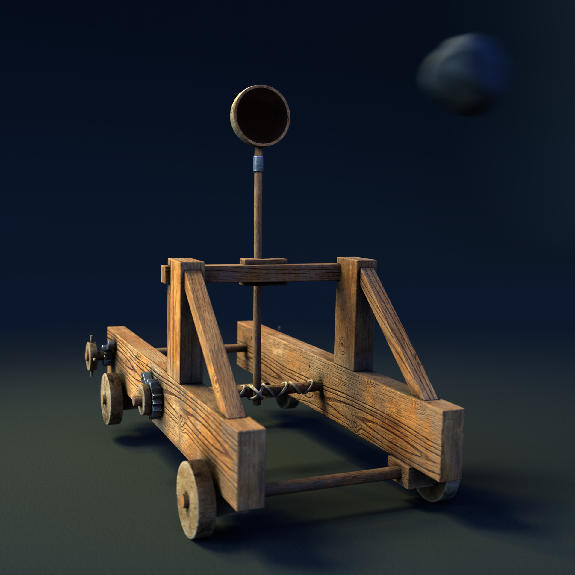 ArtStation - Catapult with animation