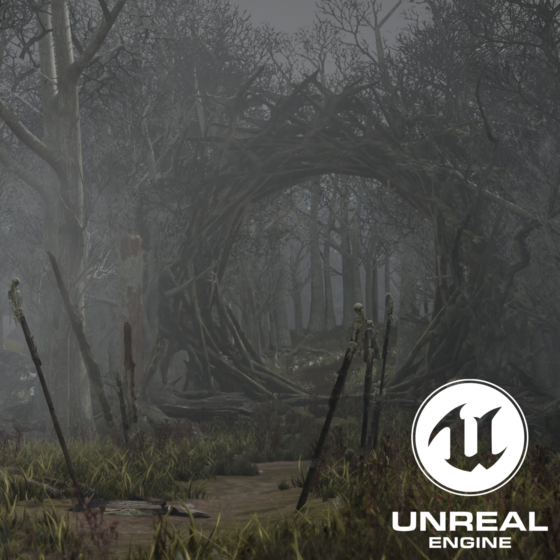 ArtStation - Dark fantasy environement "Plains"