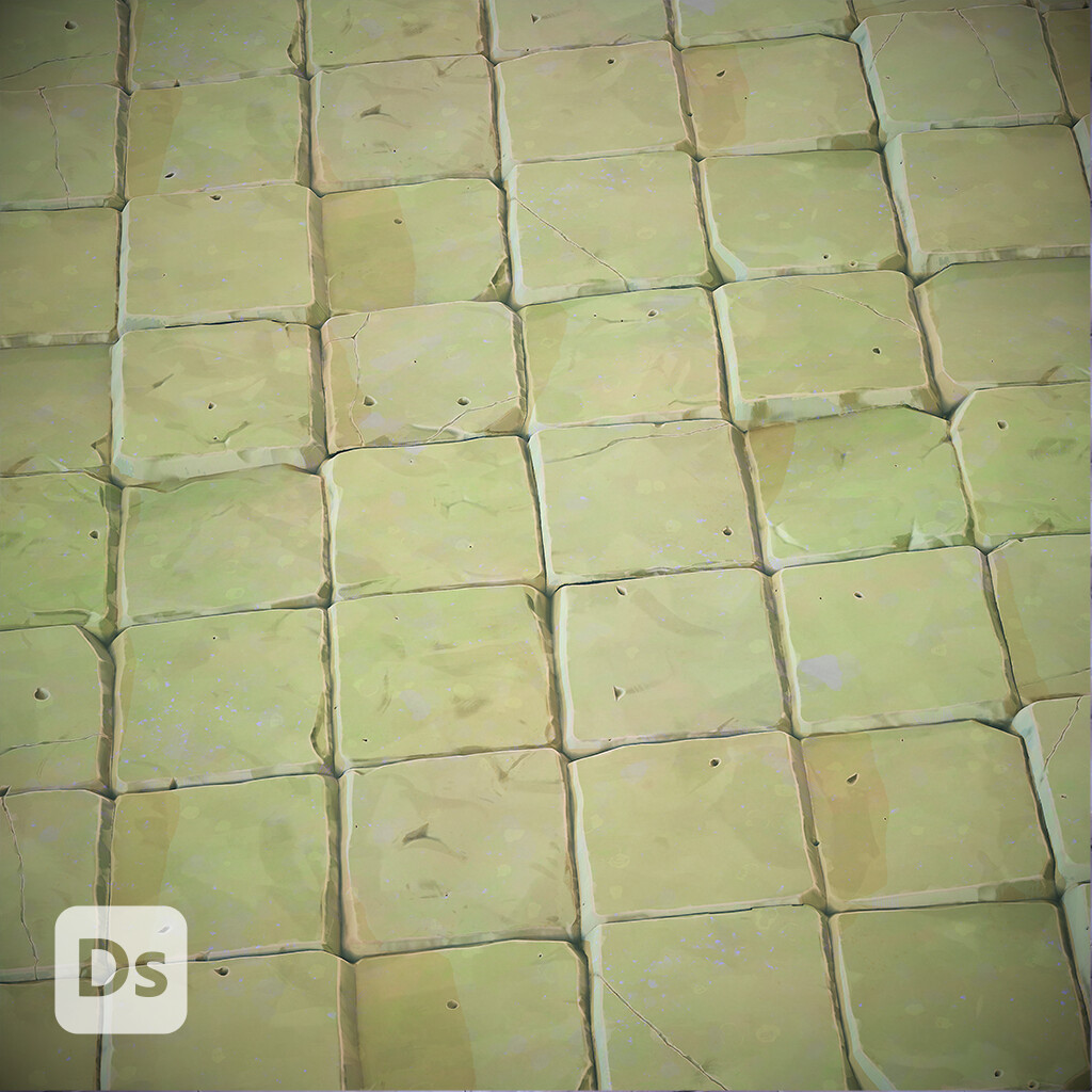 ArtStation - Stylized Ground Tile
