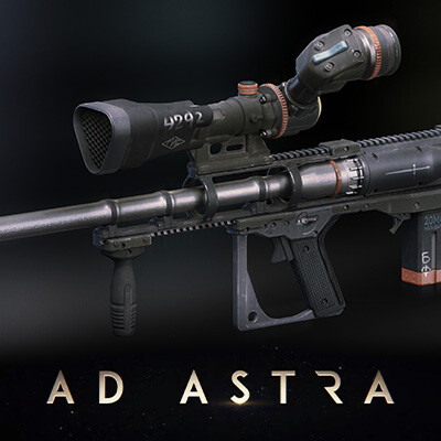 ArtStation - Ad Astra (2019) - Stiletto Rifle