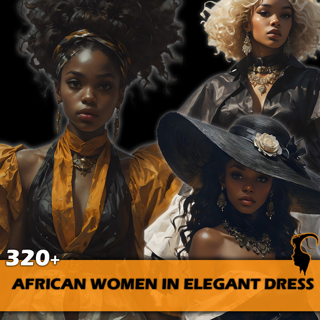 ArtStation - 320+ African Woman - Character Reference Pack - Vol.01
