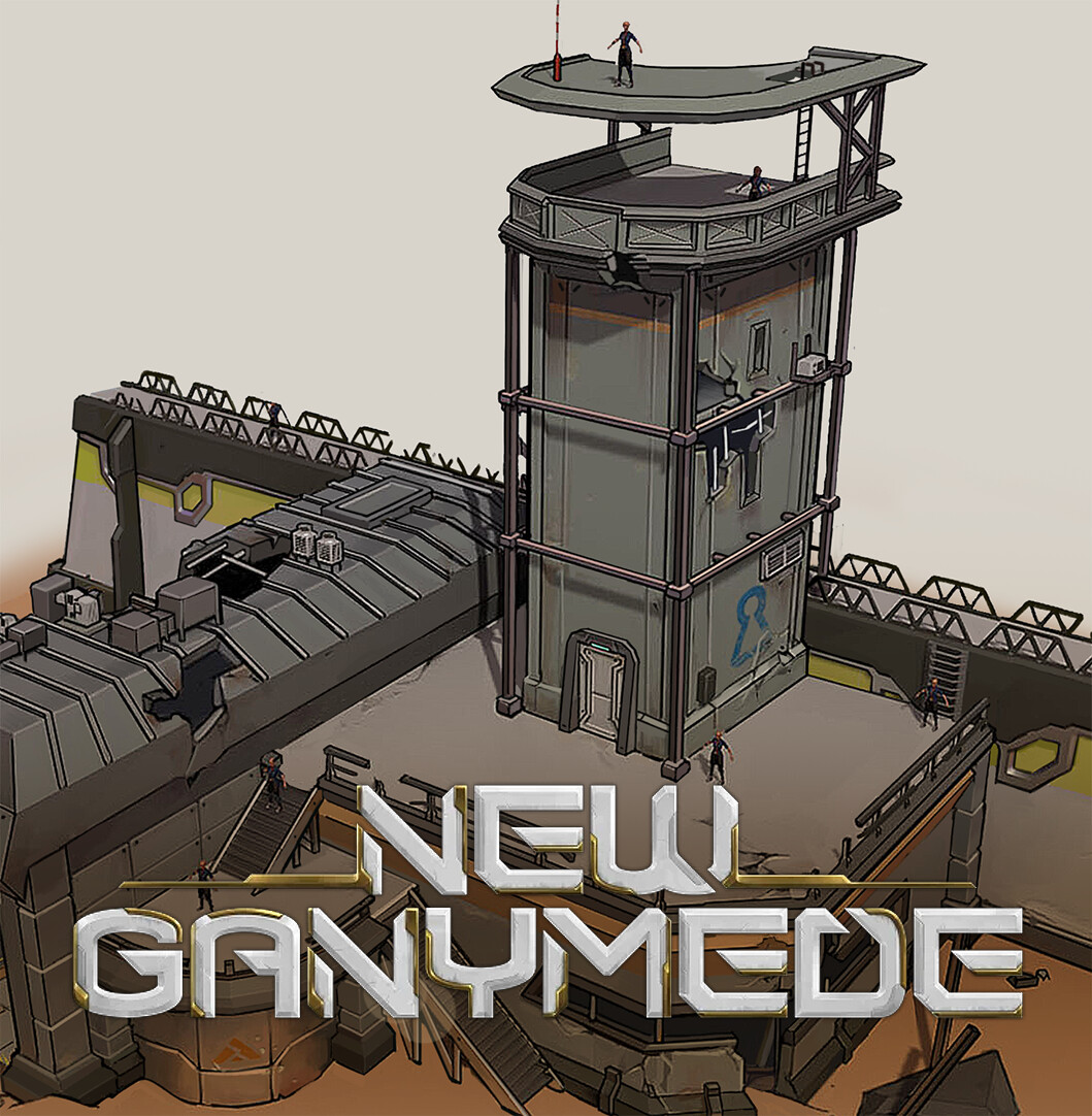 ArtStation - Ruined Watchtower - east