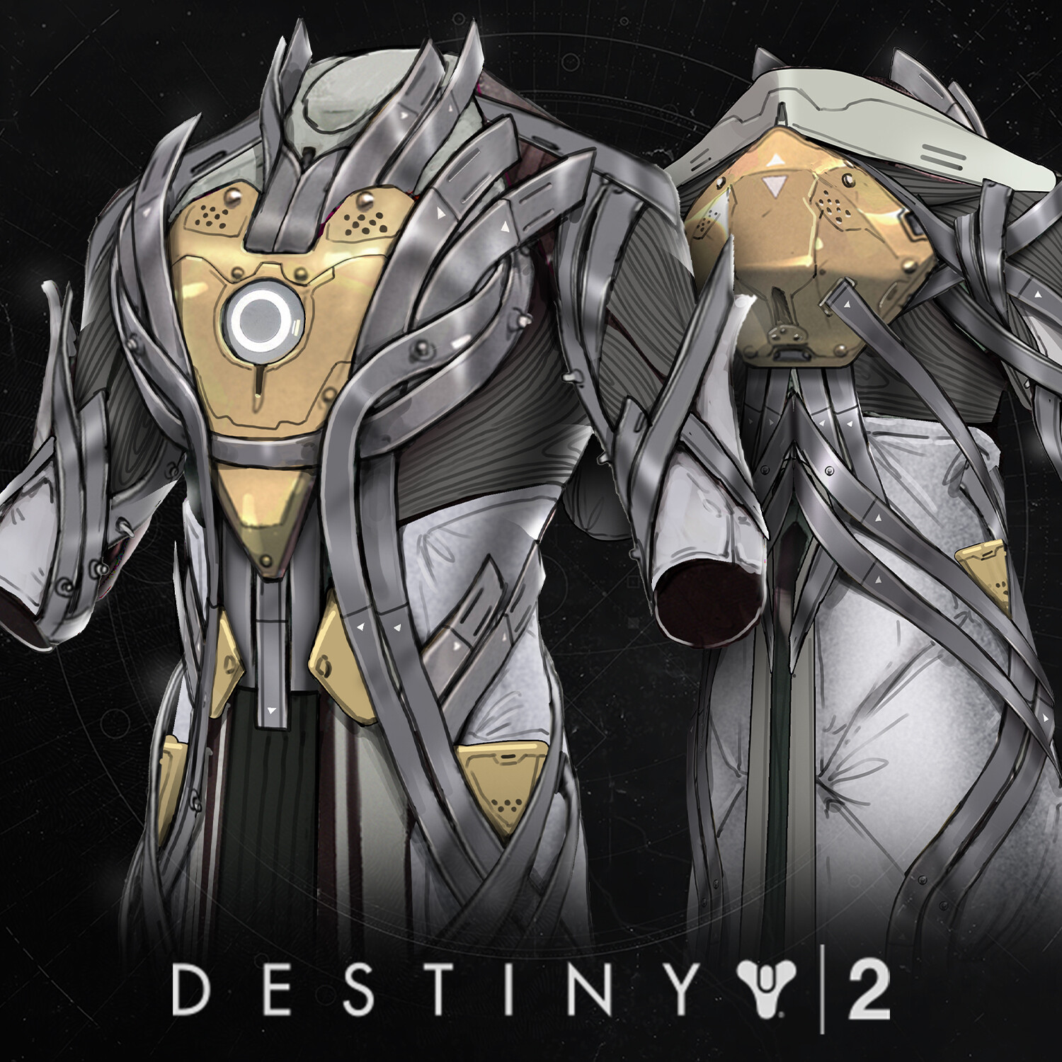 ArtStation - Destiny 2 Concept art for Warlock robe