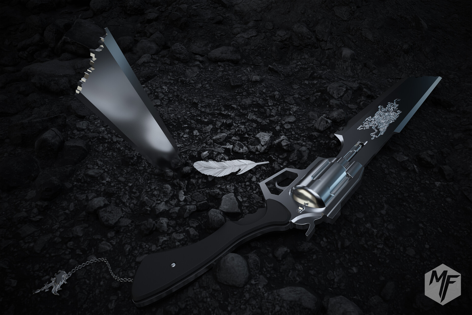 ArtStation - Squall's Gunblade