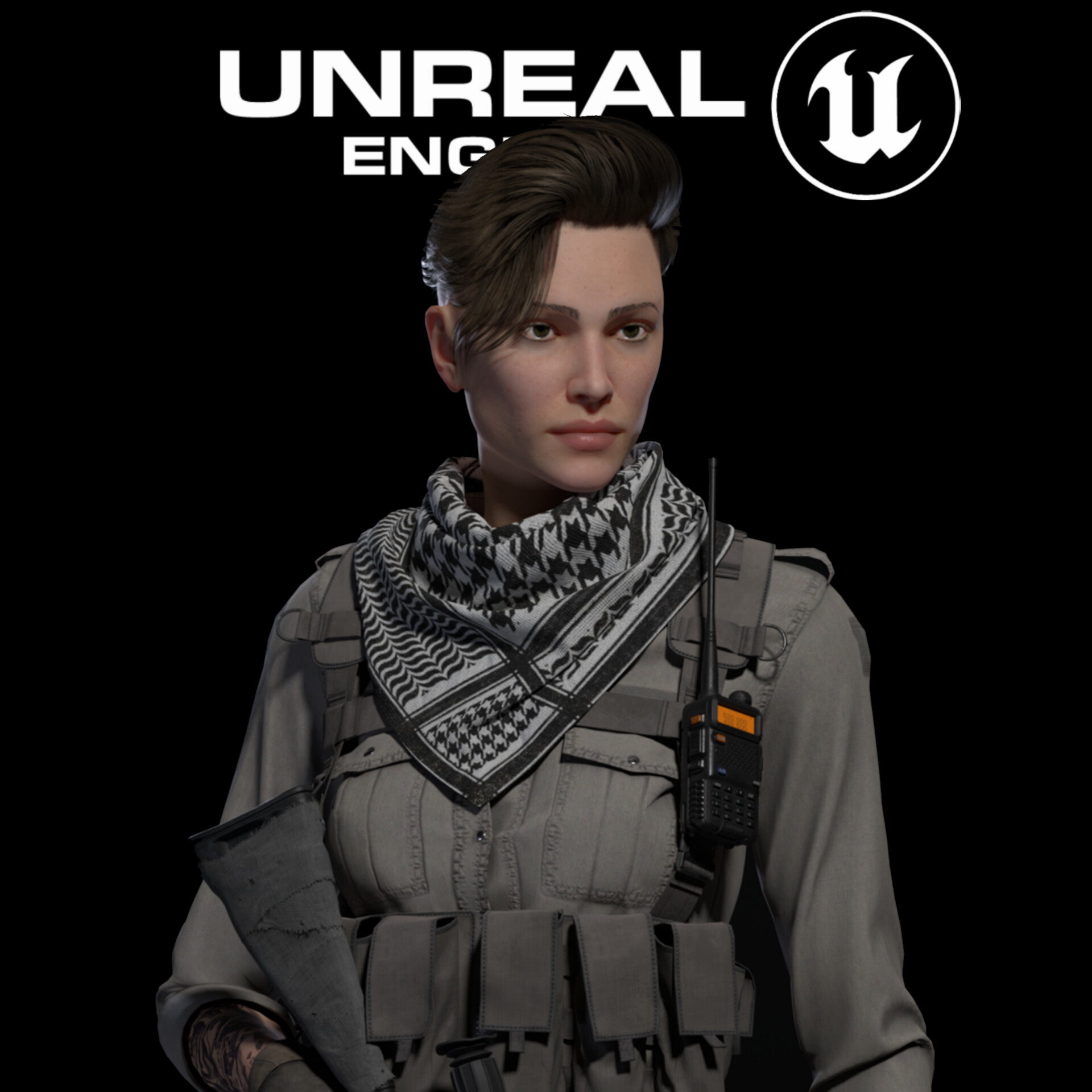 ArtStation - Sniper Real-Time Character