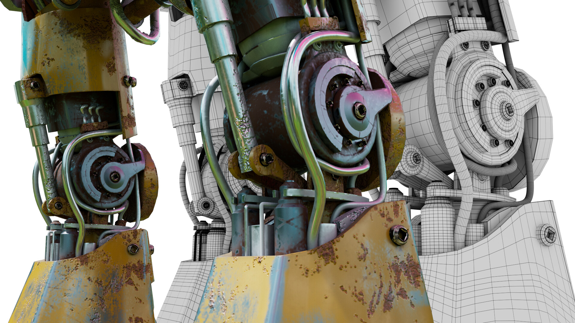 ArtStation - Sci-Fi Robot Leg