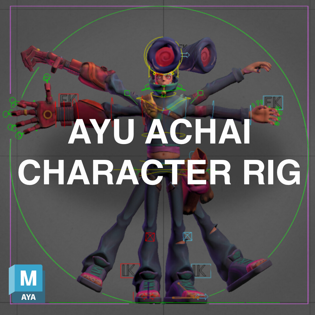 ArtStation - Ayu Achai Character Rig