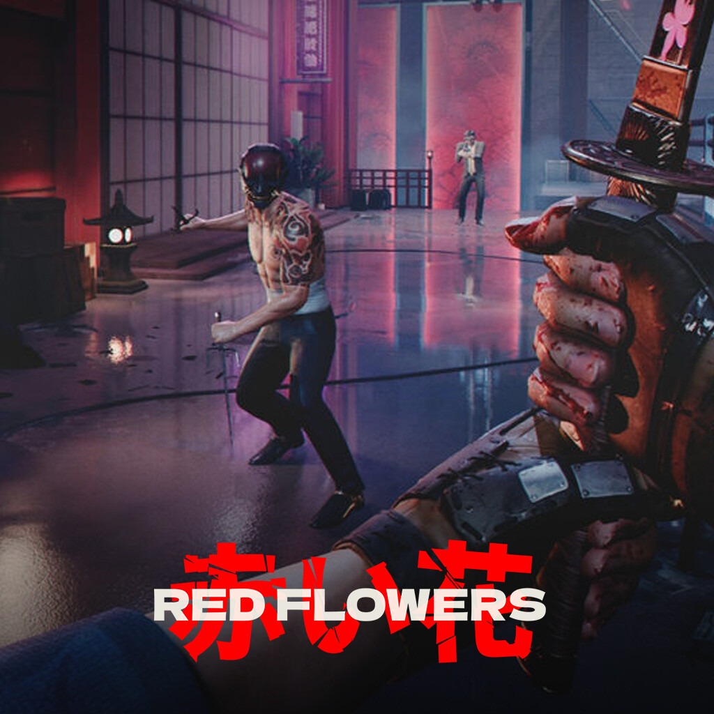 ArtStation - Red Flowers VR | character art