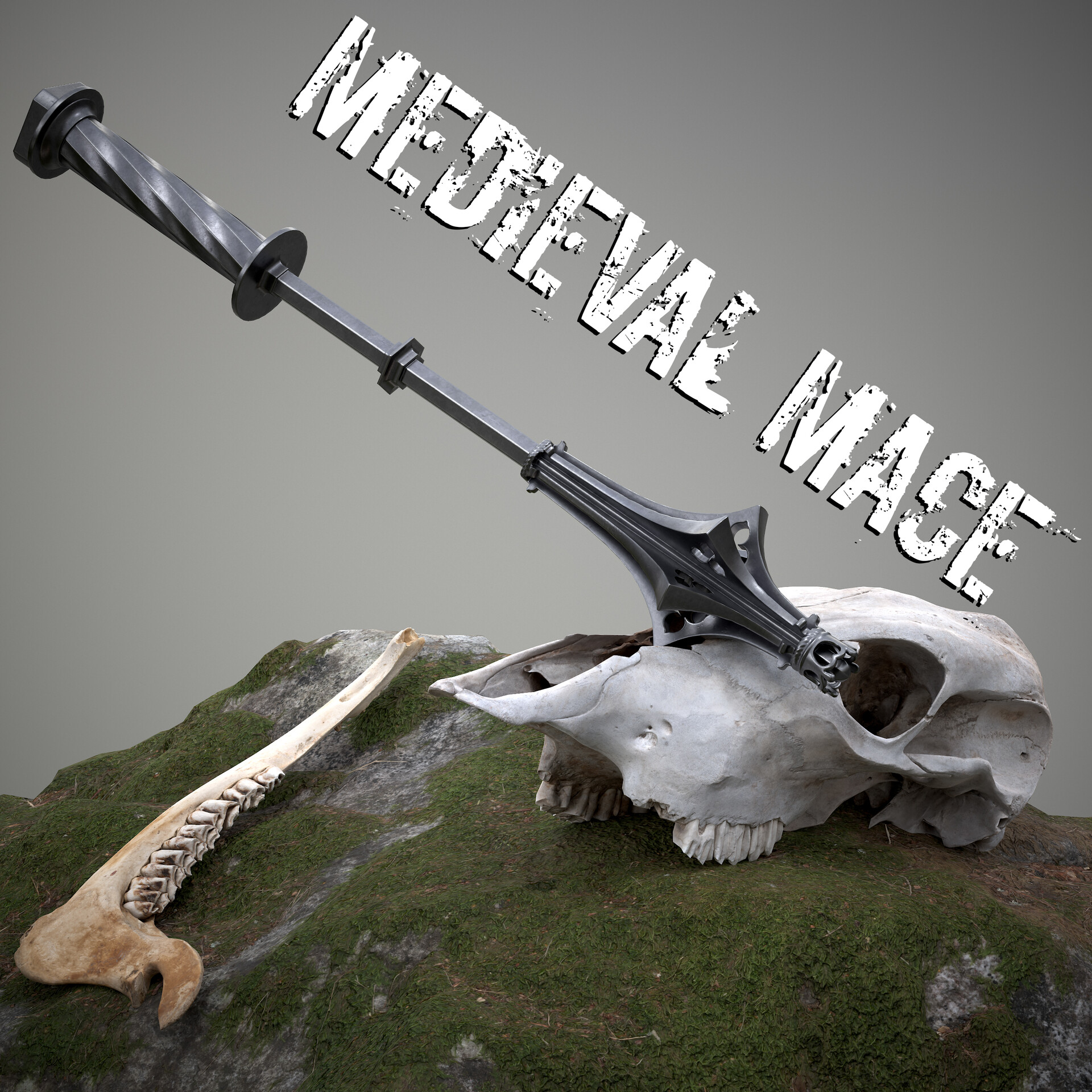 ArtStation - Medieval Mace