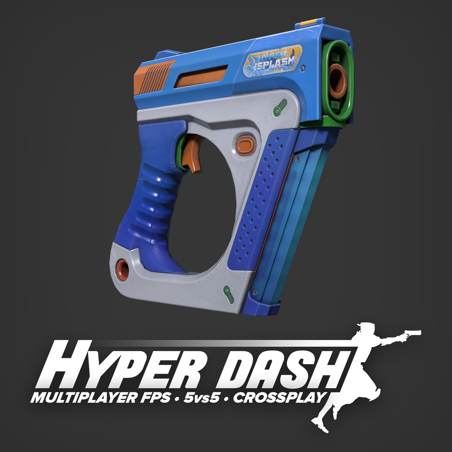 ArtStation - Hyper Dash Water Gun Burst Rifle