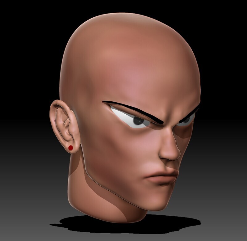 ArtStation - ONE PUNCH MAN - ZBRUSH - Human Face Anatomy