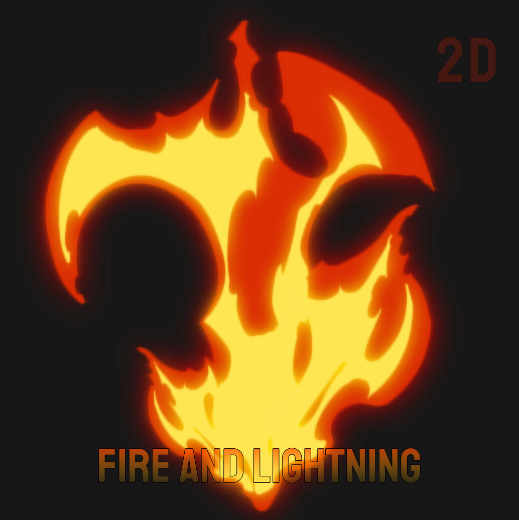 ArtStation - Fire and Lightning