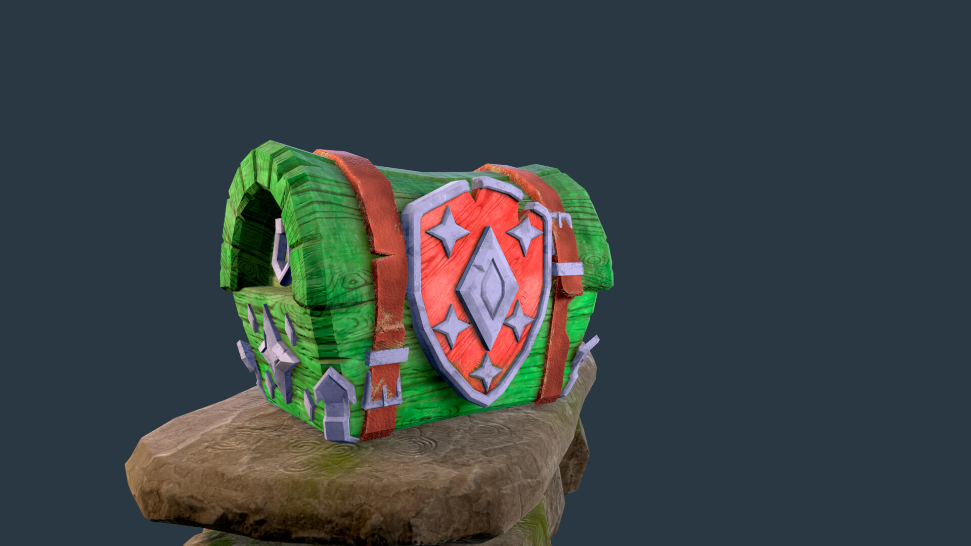 ArtStation - stylized chest