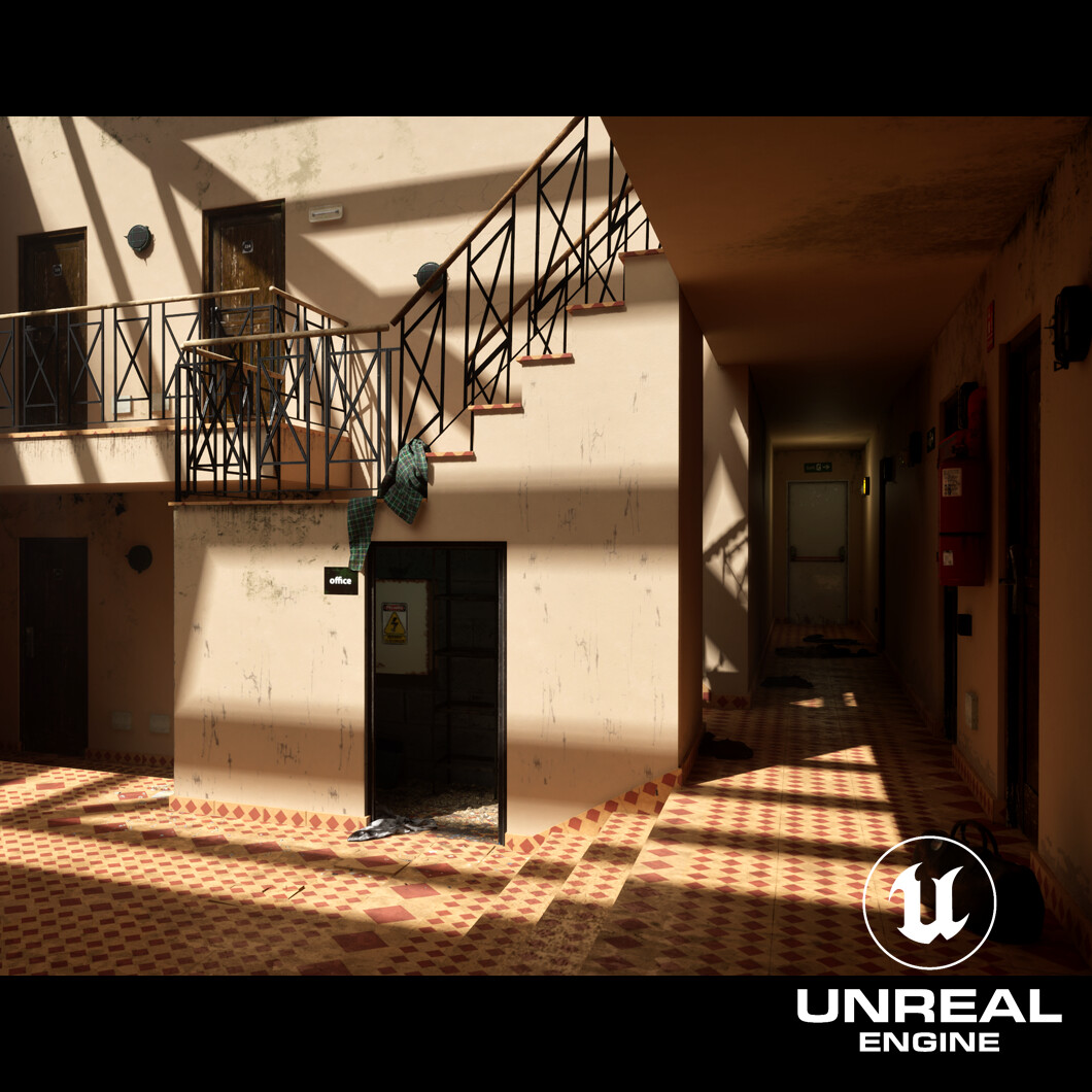 ArtStation - Modular environment, Desolation Hotel