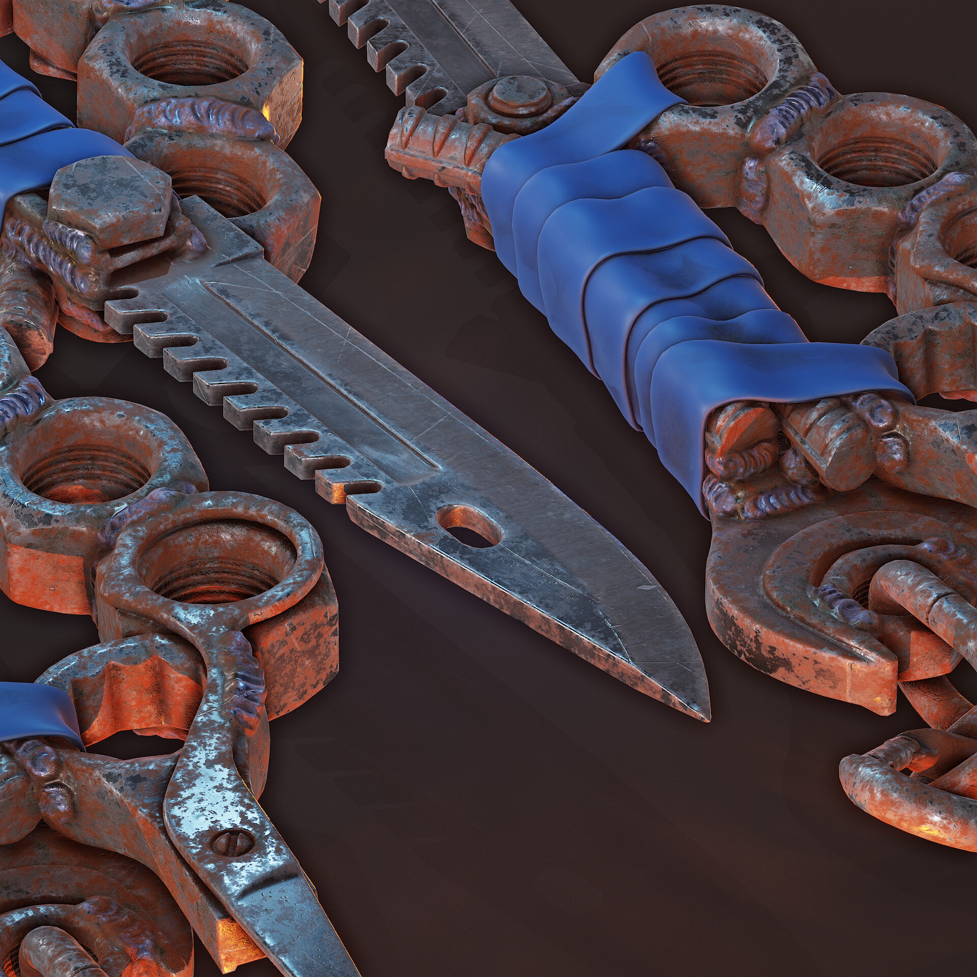 ArtStation - Post Apocalyptic Knife