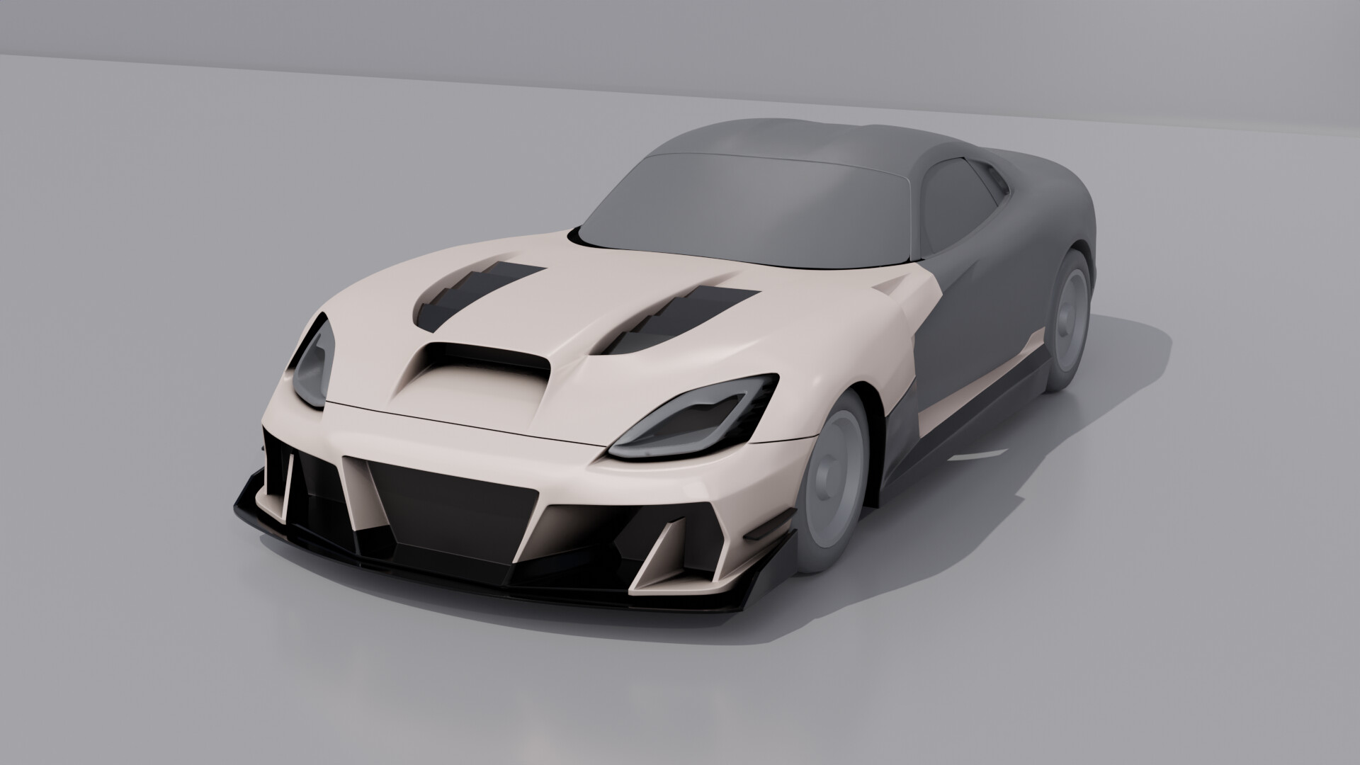 ArtStation - Body kit for Dodge Viper Hycode