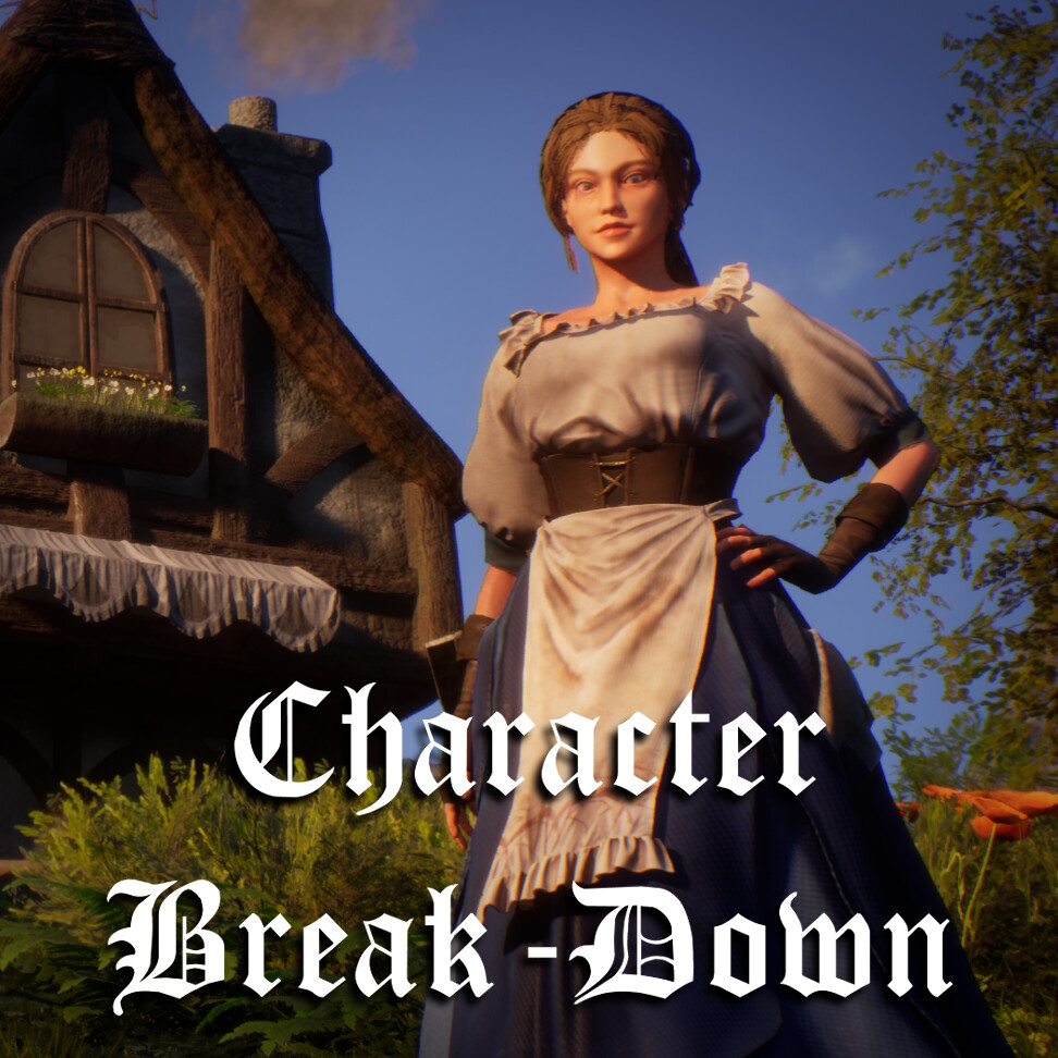 ArtStation - The Bearded Maiden - Character Break down