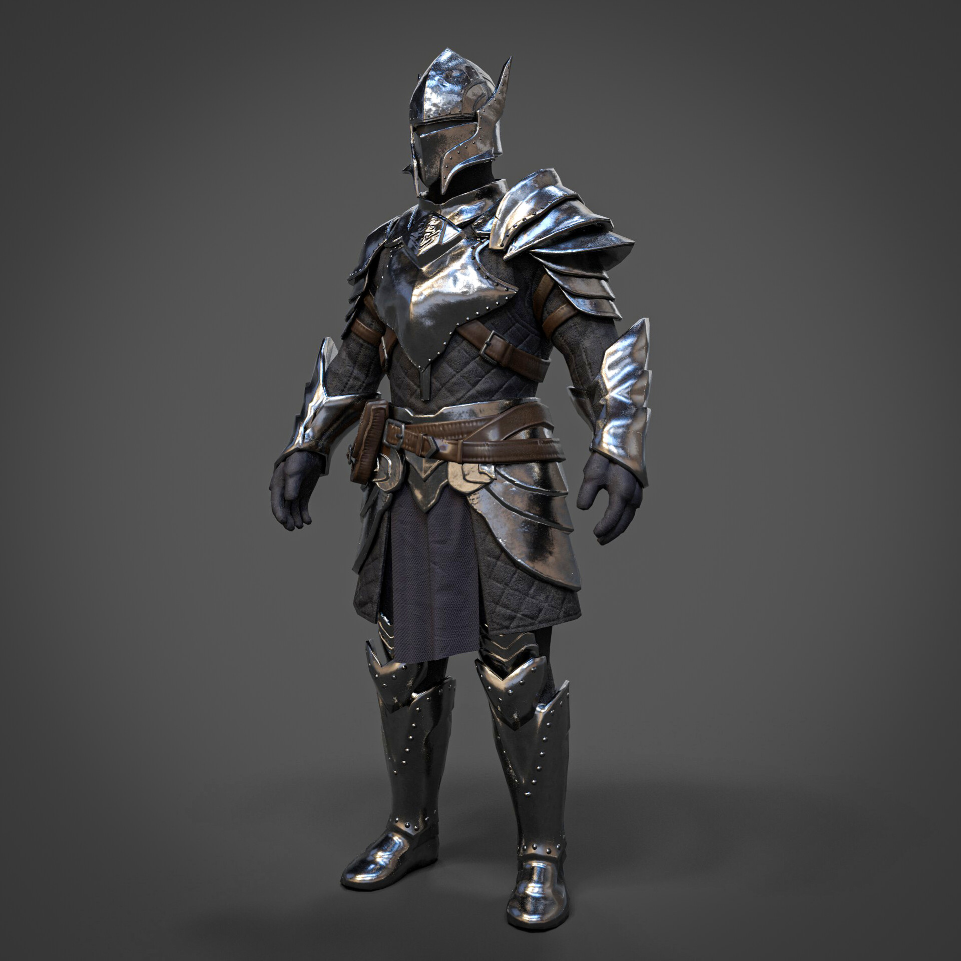 ArtStation - Warior Character Textured in Substance Painter