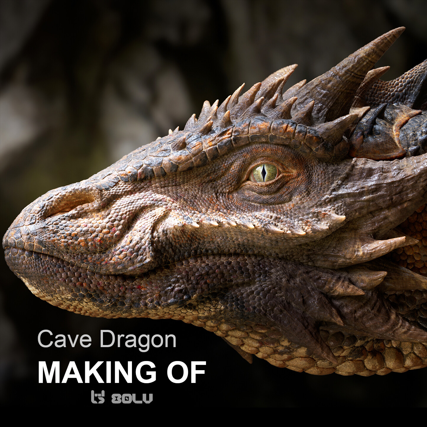 ArtStation - 80lv - Cave Dragon Making Of