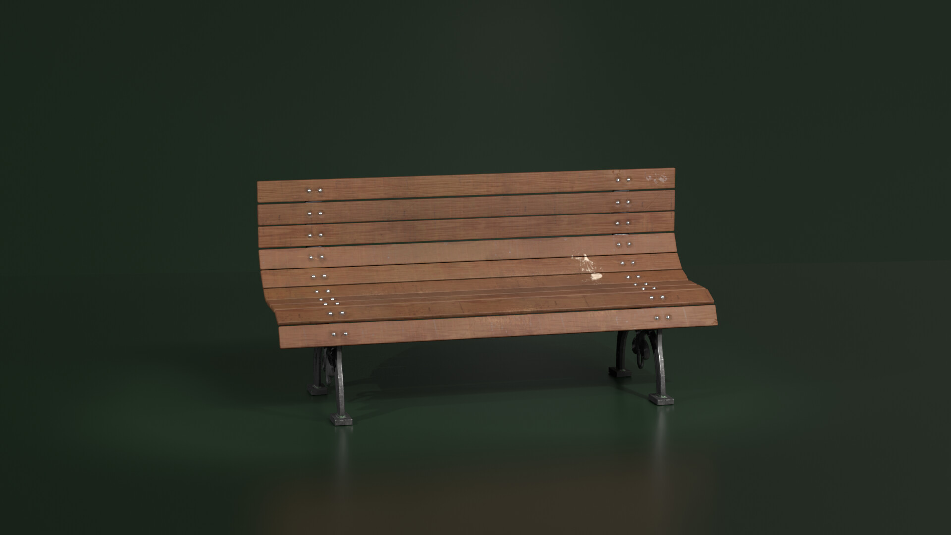 ArtStation - Realistic Park Bench