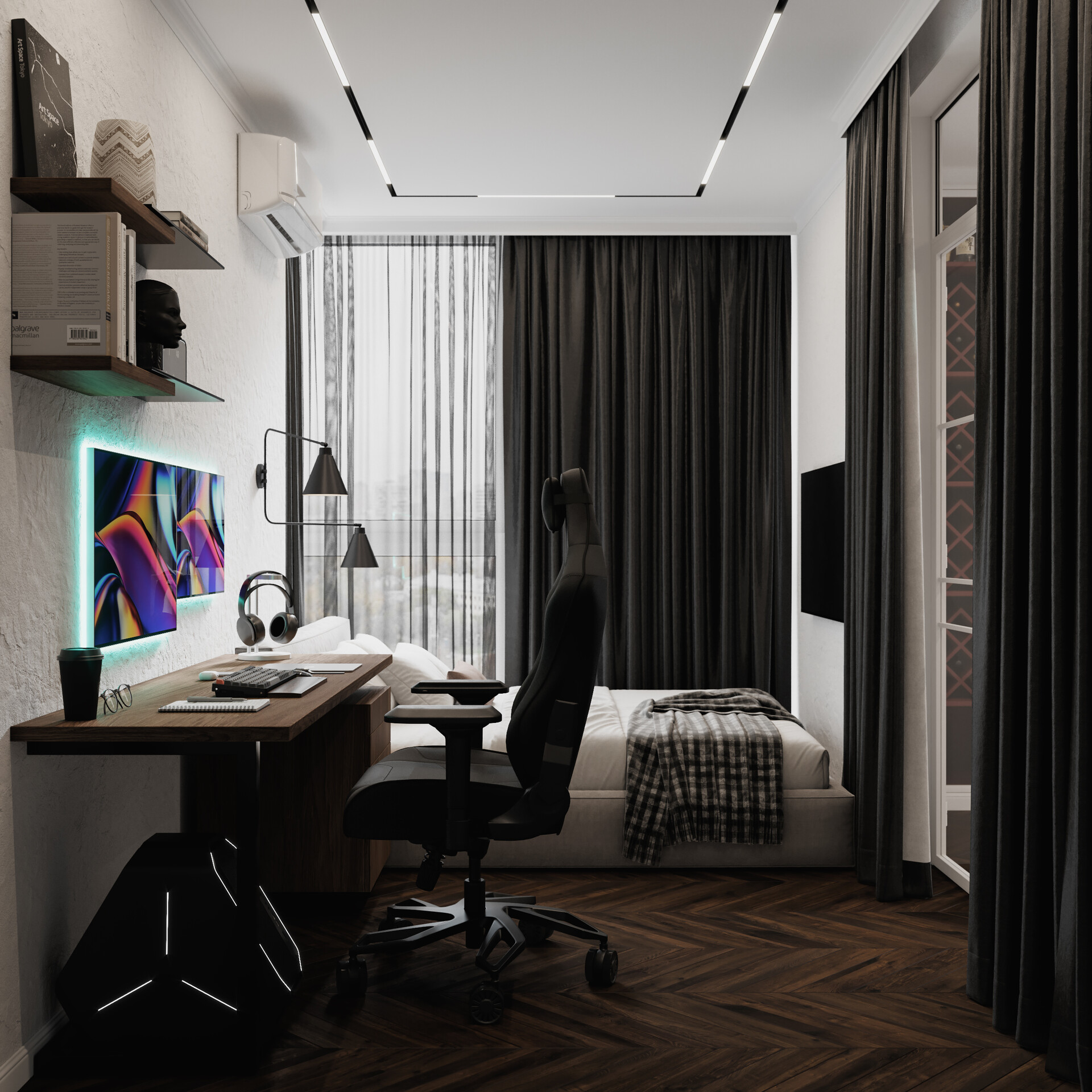ArtStation - Streaming room in the apartment